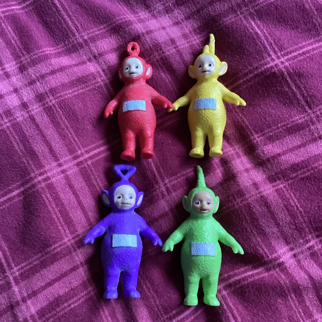 TELETUBBIES FIGURES SET - Tinky Winky Dipsy Lala Po 3.5" Figurines £8. ...