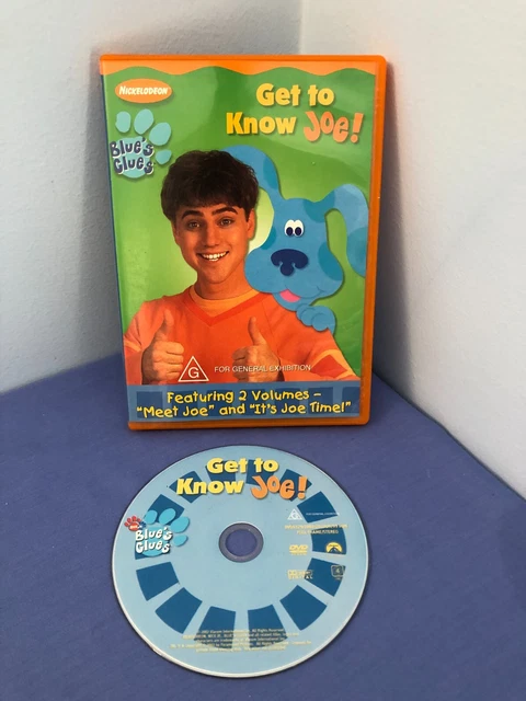 BLUE'S CLUES - Get To Know Joe TV Series DVD R4 $19.95 - PicClick AU