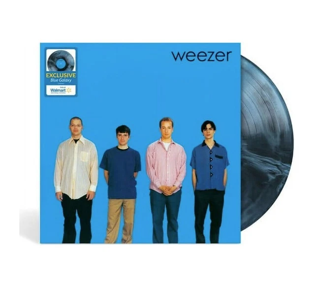 WEEZER THE BLUE Album Blue Galaxy Marble Coloured Vinyl RECORD LP ...