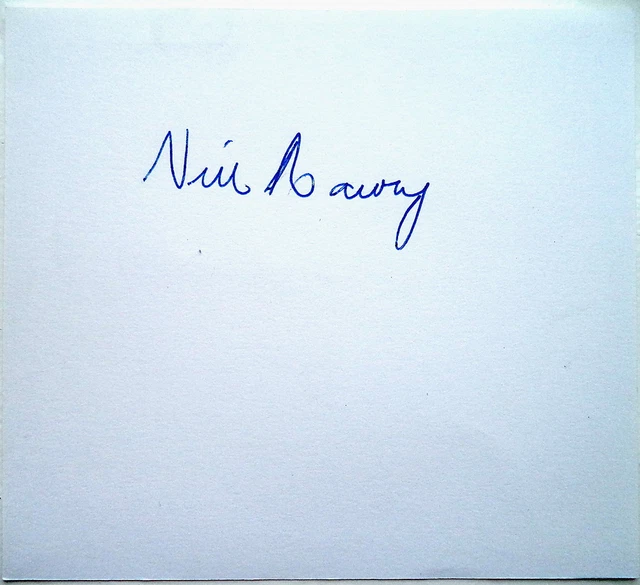 HARVEY, NEIL – Australian Test Player 1948-63 Original Ink Cricket ...