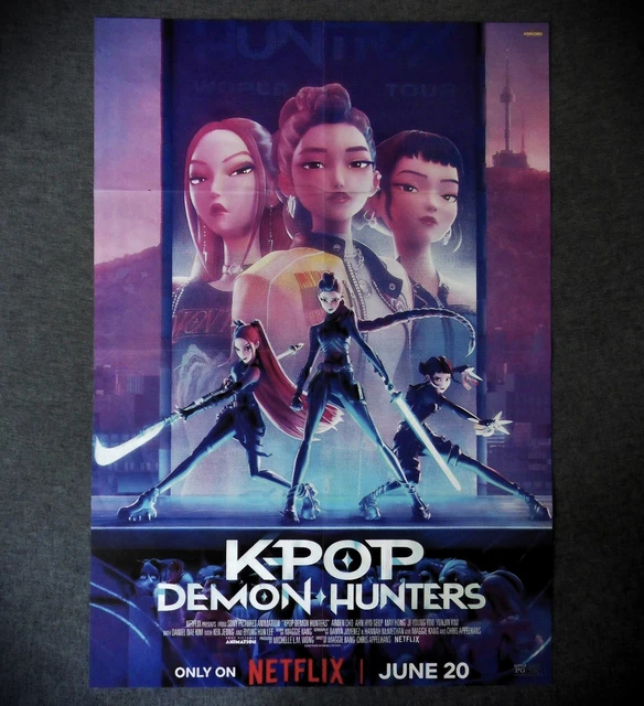 MEGA POSTER _ KPop Demon Hunters _ Netflix # im GIGANTO XXL Format ...
