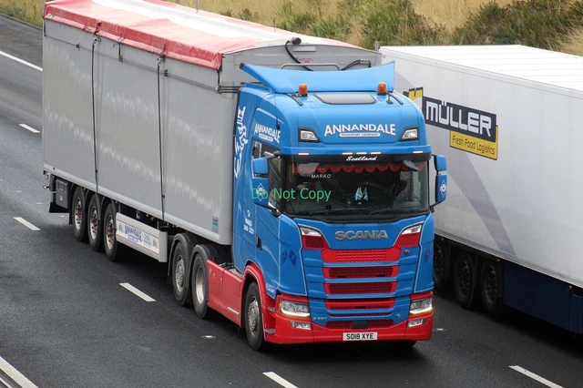 T242 TRUCK PHOTO SO18 XYE Scania Annadale [Carlisle 08.09.22]CS £1.10 ...