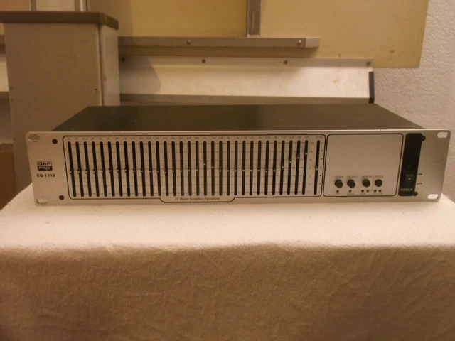 EQUALIZER DAP EQ 1312 , gebraucht , ein Kanal , grosse Fader . EUR 20 ...