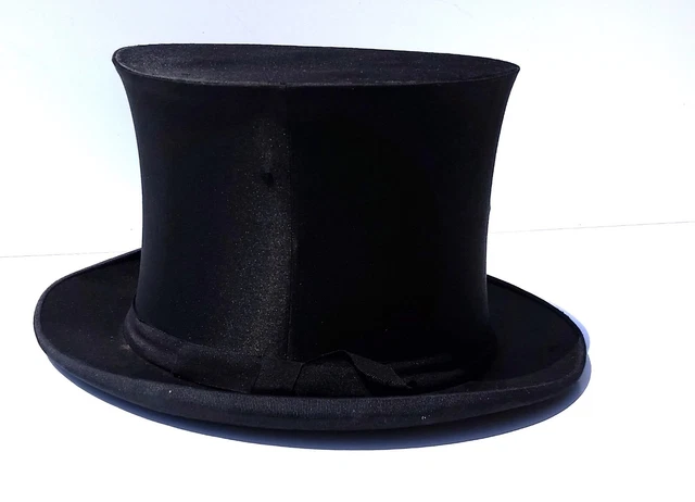 ANCIEN CHAPEAU HAUT de forme type claque MARQUE ESNAULT TOURS avec sa boite EUR 1,00 - PicClick FR