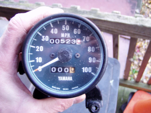 YAMAHA IT175, IT250, IT400- Speedometer/Odometer- 1977,78,79- OEM - Low ...
