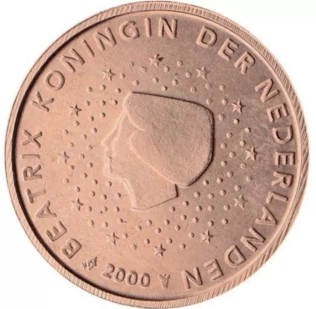 NETHERLANDS 2 EURO Cent Coin 2000 Queen Beatrix | Dutch Coinage EUR 19 ...