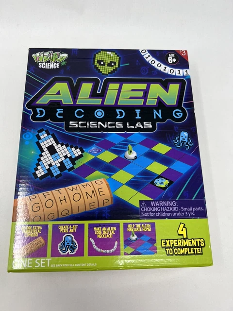 WEIRD SCIENCE ALIEN Decoding Science Lab 4 Experiments NEW FACTORY ...