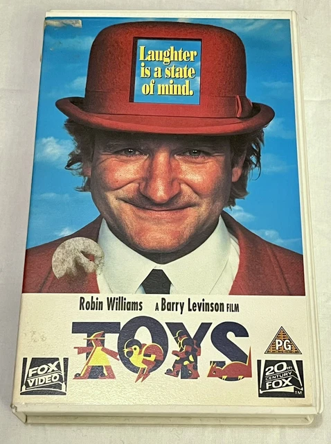 RARE TOYS BIG Box VHS Video Robin Williams Michael Gambon Collectible ...