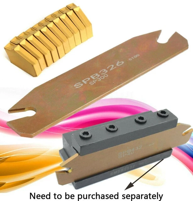 PRATICAL CUTTING BLADE Blade Inserts Replacement SP300 With 10pcs GTN-3 ...