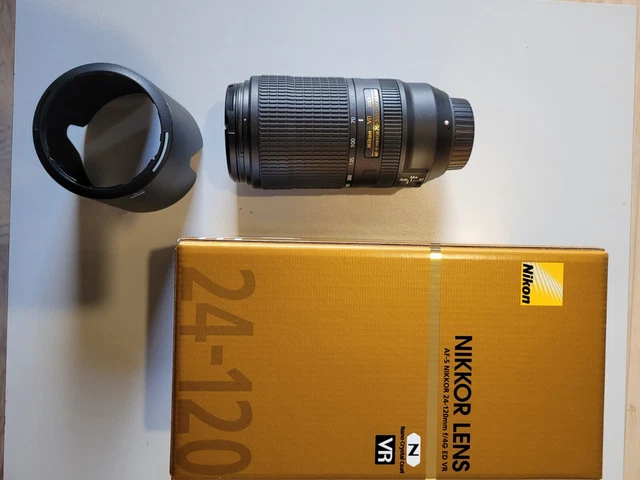 Objectif Nikon 24 120 Af S F4 Ed Vr N Jamais Utiliser Avec Facture Du