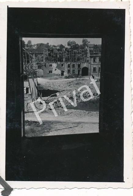 FOTO WK II Wehrmacht Fernsprecher F268 Haus Zerstörung Folkling France ...
