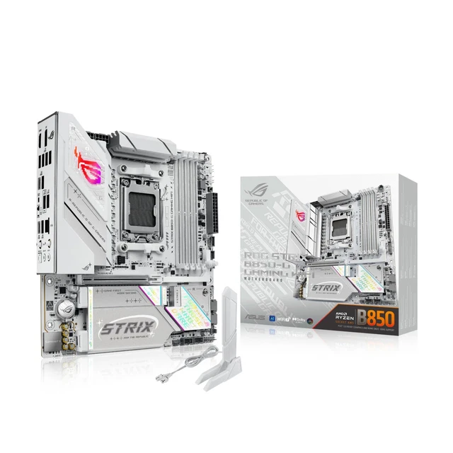 ASUS ROG STRIX B850-G GAMING WIFI AMD B850 Socket AM5 micro ATX ...