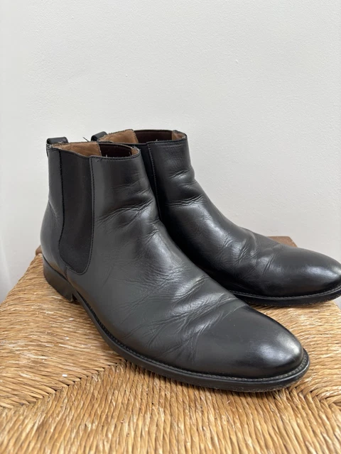 KURT GEIGER MEN’S Smart Black Pull On Chelsea Boots Size UK 9 (43) £19. ...