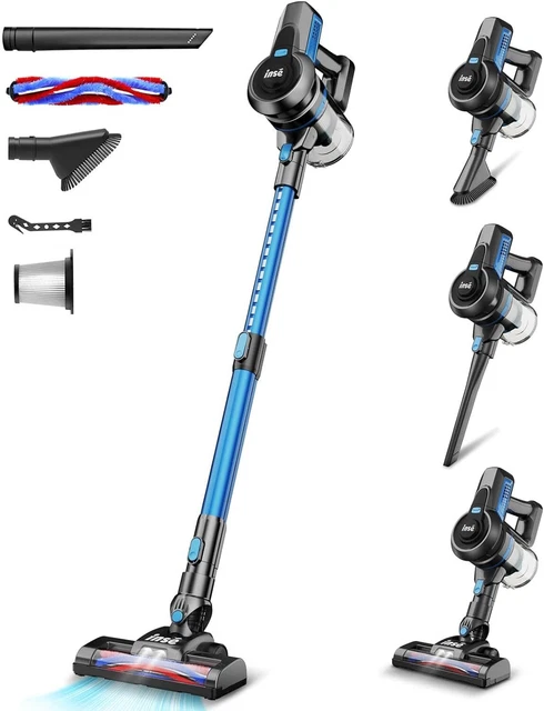 INSE N650 CORDLESS Handheld Stick Upright Vacuum | Blue | Certified ...