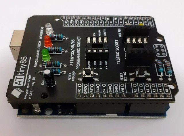 Y PROGRAMMING SHIELD for Arduino Programmer all ATtiny85 45 25 13 $7.05 ...