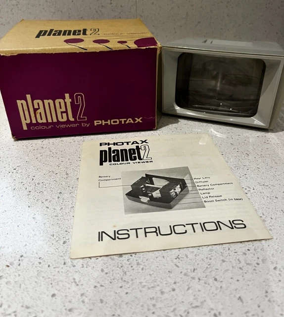 VINTAGE PHOTAX PLANET2 Colour Viewer Including Original Box ...