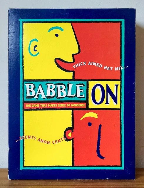 BABBLE ON - Board Game - Waddingtons 1996 - Rare £19.95 - PicClick UK