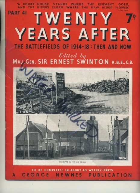 1917 WW1 PHOTOS & 20 years after MAGAZINE shows CANADIANS French ...