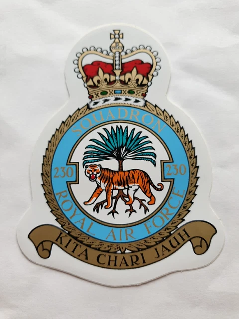 RAF ROYAL AIR Force 230 Squadron Crest Sticker £5.00 - PicClick UK