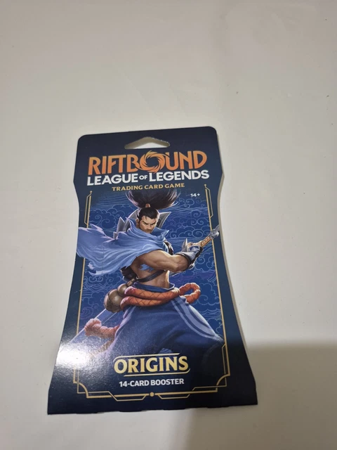 RIFTBOUND ORIGINS LEAGUE Of Legends TCG English Sleeved Booster Pack ...