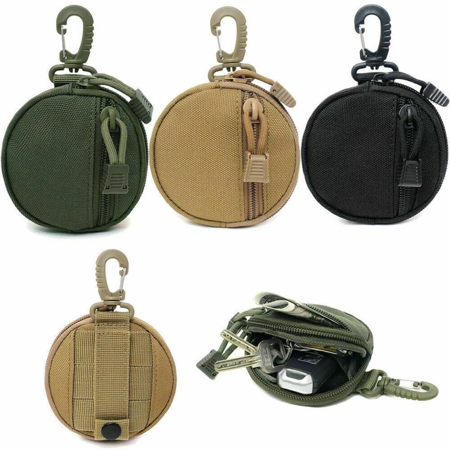 TACTICAL WALLET POCKET Military Accessory Bag Portable Holder Keys Mini ...