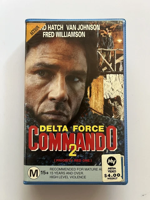 DELTA FORCE 2: Commando (1990) VHS Ex Rental Clamshell 1990 Excellent ...