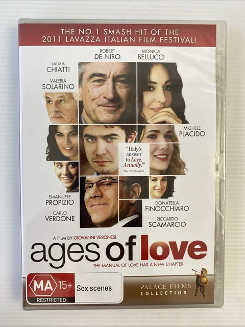 AGES OF LOVE (DVD, 2011) Robert De Niro , Monica Bellucci - Brand New ...
