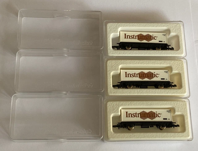MÄRKLIN MINI - club 3 Sonderwagen Instrumatic sehr selten Spur Z EUR 32 ...