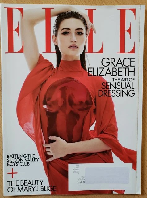 GRACE ELIZABETH, BLACKPINK Jennie, Mary J Blige Elle Magazine February ...
