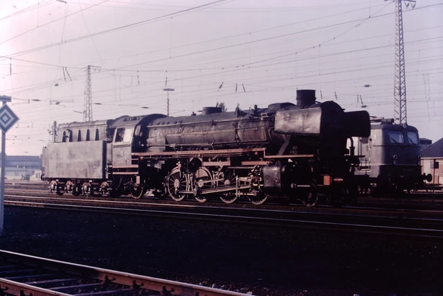 ORIGINAL WEST GERMANY DB Deutsche Steam Railway Locomotive Slide Ref 42 ...