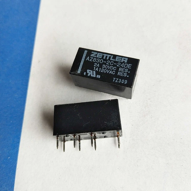 5PCS ZETTLER AZ830-2C-24DE Power Relay 24VDC 8Pin 1A 120VAC $8.99 ...