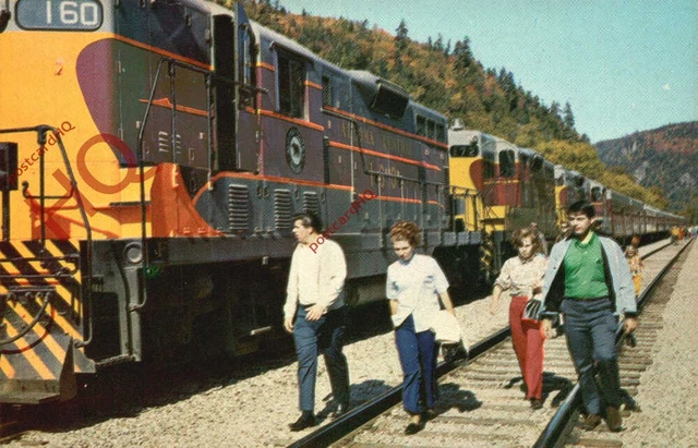 POSTCARD- ALGOMA CENTRAL PASSENGER TRAIN, AGAWA CANYON WILDERNESS TRAIN ...