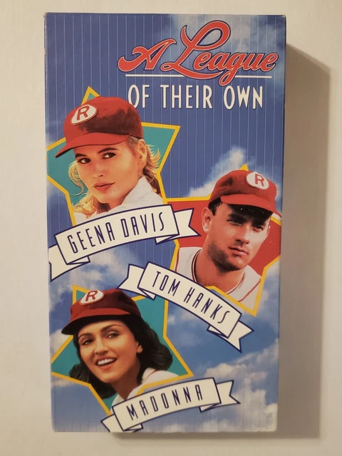 A LEAGUE OF Their Own VHS 1993 Madonna Geena Davis Tom Hanks Baseball ...