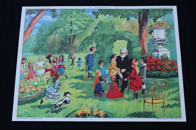 AFFICHE SCOLAIRE JULES Ferry ecole primaire Victor Hugo Rossignol ...