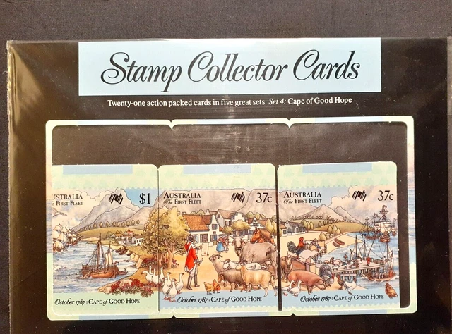 AUSTRALIA 1988 FIRST Fleet Cape Of Good Hope Collector Cards Pack ...