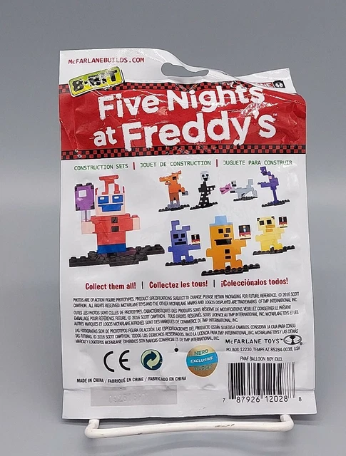 NIP MCFARLANE FIVE Nights at Freddy's FNAF 8-Bit Balloon Boy Nerd Block ...