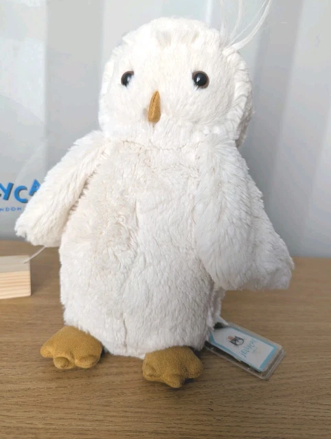 JELLYCAT MEDIUM BASHFUL Owl Rare Retired Genuine £45.00 - PicClick UK