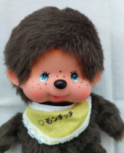 PELUCHE SEKIGUCHI MONCHHICHI First Gen Blue Eye 18 cm etichetta ...