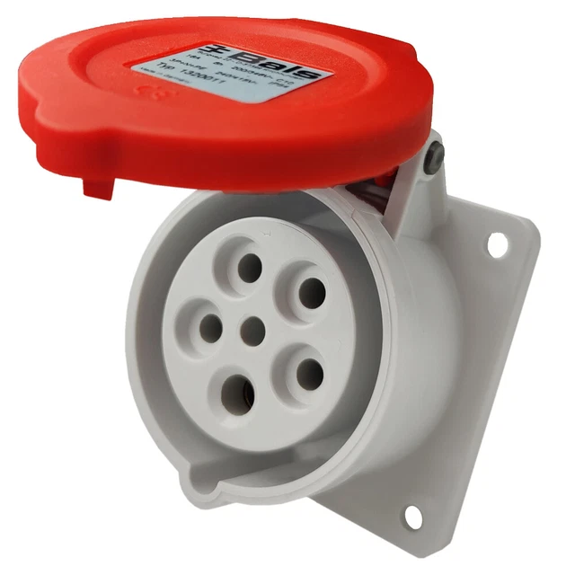 ANBAUSTECKDOSE CEE 16A 5P 400V IP54 Einbausteckdose Steckdose 1320011 ...