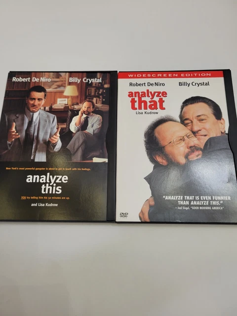 ANALYZE THIS AND Analyze That. Two DVDs Robert DeNiro and Billy Crystal ...