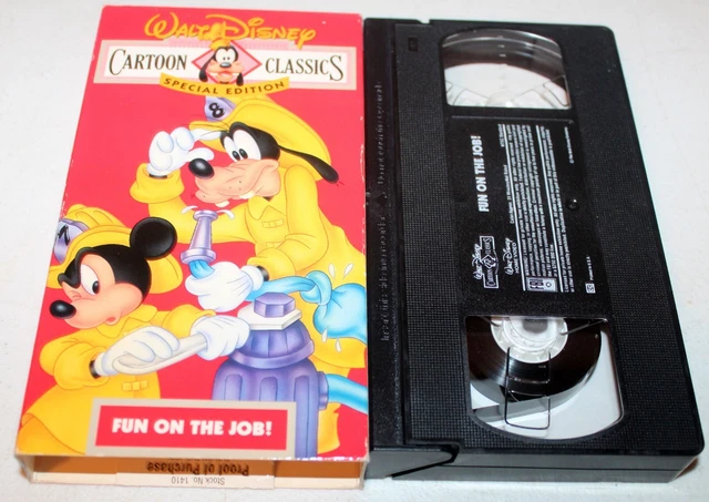 WALT DISNEY CARTOON Classics Special Edition - Fun on the Job (VHS ...