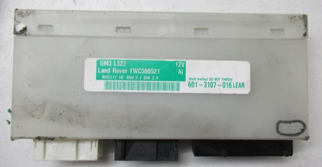 RANGE ROVER L322 2007 Tdv8 Ecu Bcm Body Control Module Unit Ywc500521 £ ...