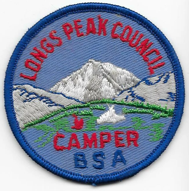 LONGS PEAK COUNCIL Camp Patch Boy Scouts of America BSA EUR 5,56 - PicClick FR
