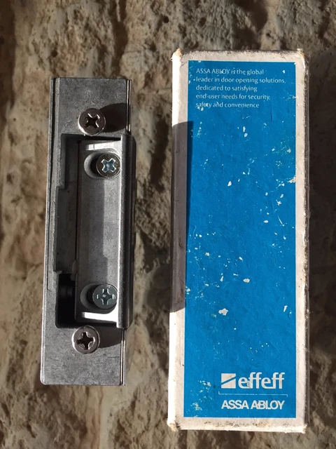 GÂCHES ÉLECTRIQUE E7R OHNE STULP 12V GS Universal EFFEFF ASSA ABLOY EUR ...