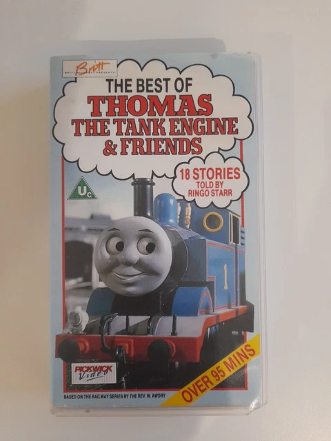 THE BEST OF THOMAS THE TANK ENGINE & FRIENDS Ringo starr 18 stories VHS ...