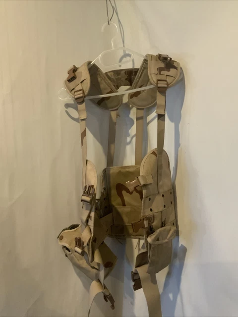 TACTICAL LOAD BEARING Vest Chest Rig Dutch Army Camo Desert Woodland ...