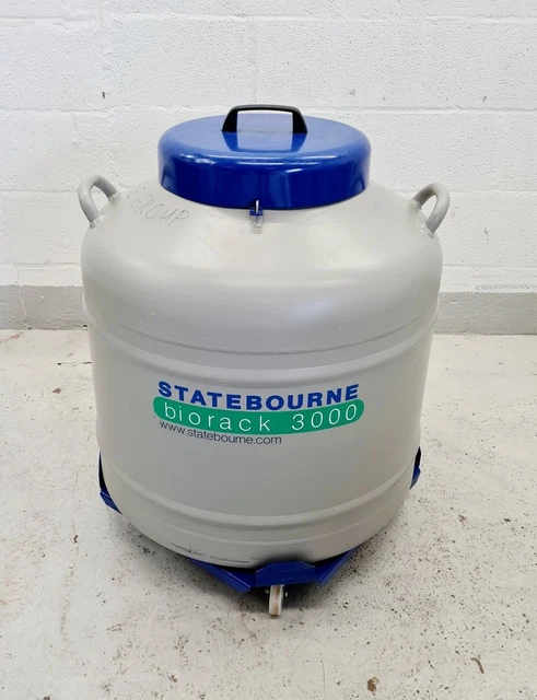 STATEBOURNE CRYOGENICS BIORACK 3000 Liquide Azote Rangement Dewar ...