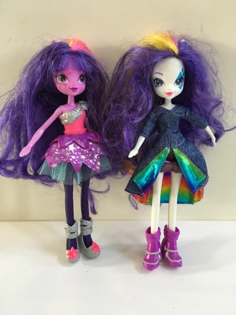 MY LITTLE PONY Equestria Girls Rainbow Rocks Rarity 2013 & Twilight ...