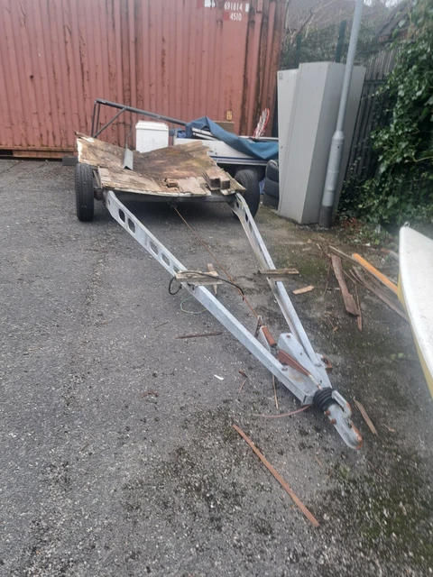SINGLE AXLE, TRAILER, caravan chassis, tiny home, shepards hut, scrap ...