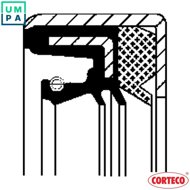 SHAFT SEAL MANUAL TRANSMISSION 01033861B FOR SKODA SUPERB/II OCTAVIA ...